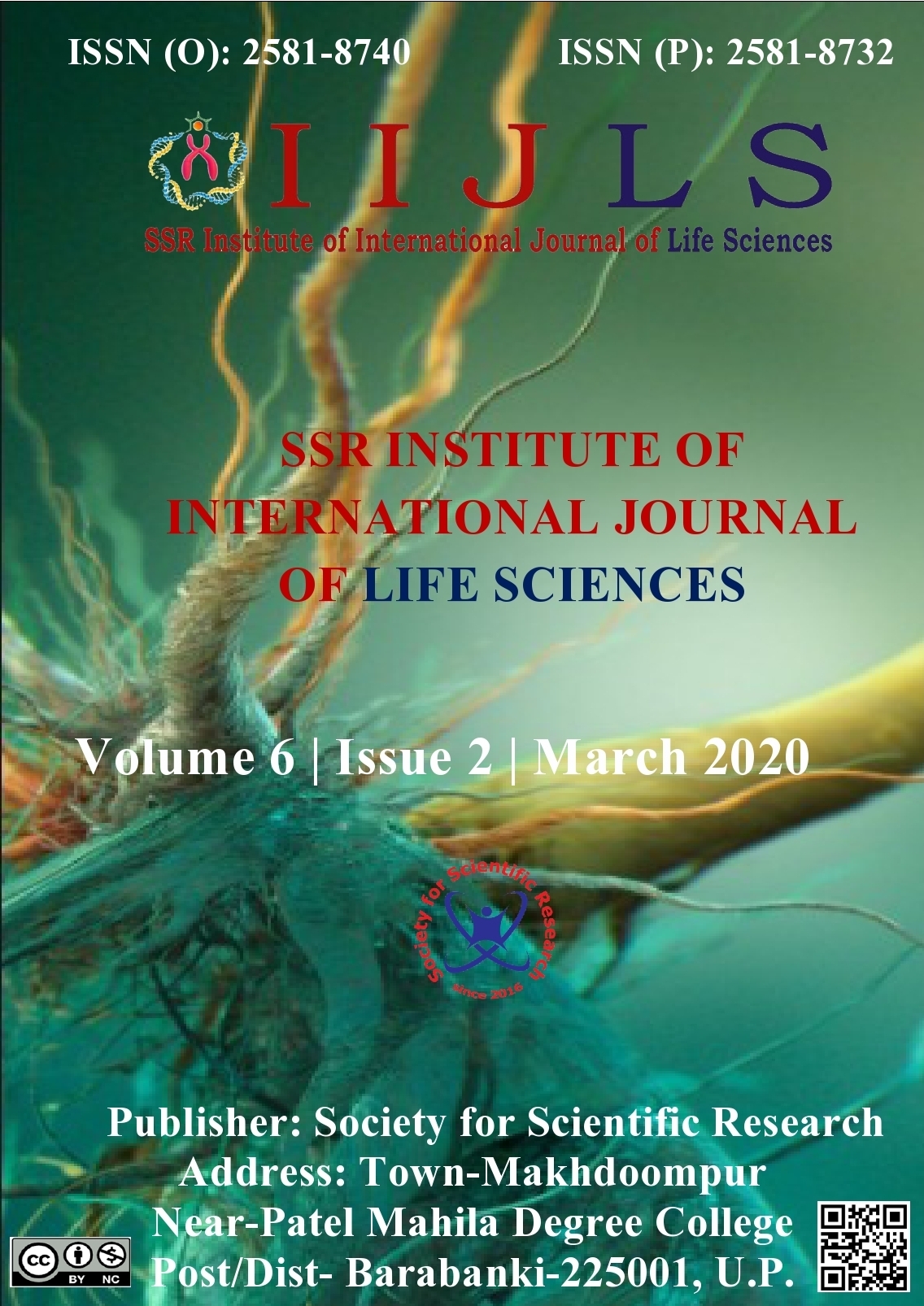 SSR Institute of International Journal of Life Sciences (SSR-IIJLS)